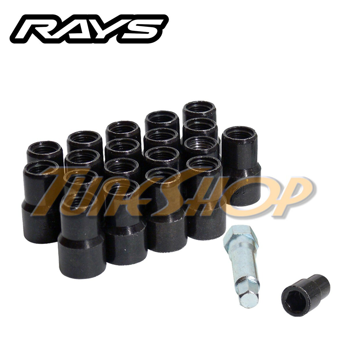 VOLK RACING RAYS 20 PCS GTC GT-C AV3 WHEEL SPECIAL LUG NUTS KEY 12X1.25 ...