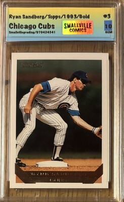 1993 Topps Gold 3 RYNE SANDBERG Graded GEM! 😁 | eBay