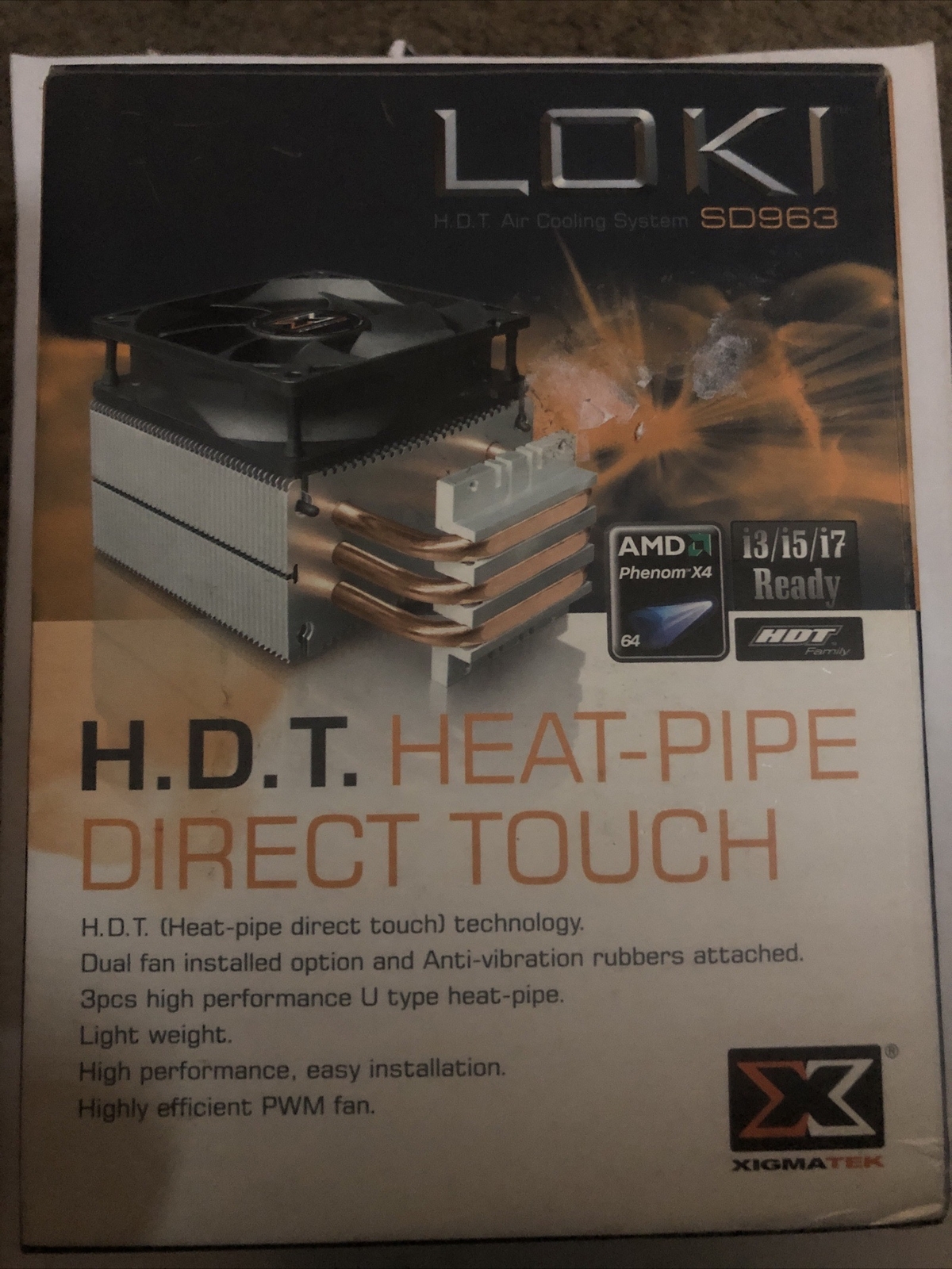 XIGMATEK LOKI SD963 92mm HYPRO Bearing CPU Cooler | eBay