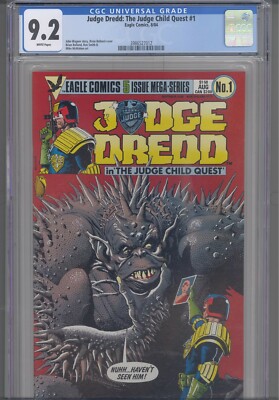 Judge Dredd The Judge Child Quest #1 CGC 9.2 1984 Eagle Comics John ...
