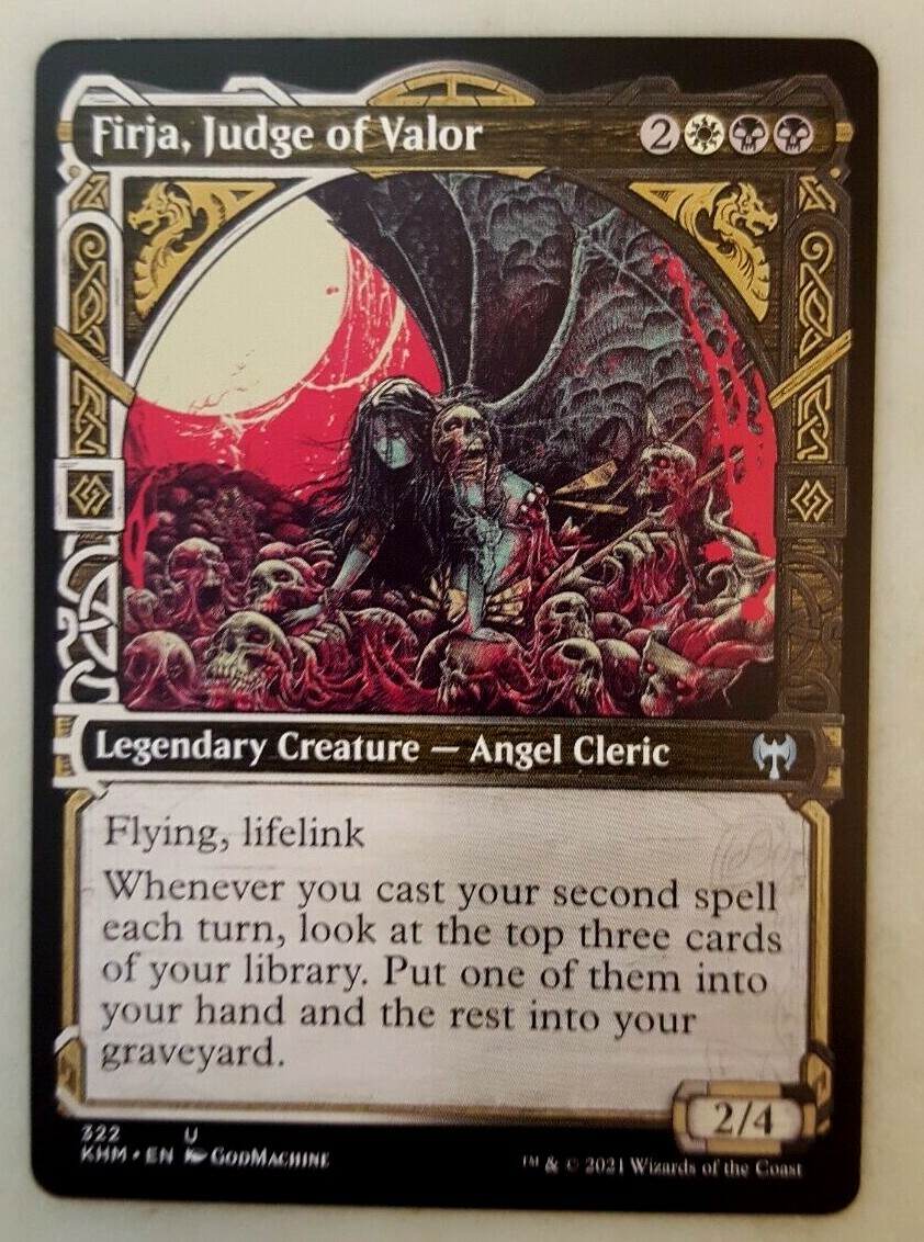 1x Firja, Judge of Valor SHOWCASE Kaldheim MTG Magic the Gathering NM ...