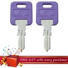 1 Pair (2 keys) Global Link Precut Key Coded G358 RV Camper Keys | eBay