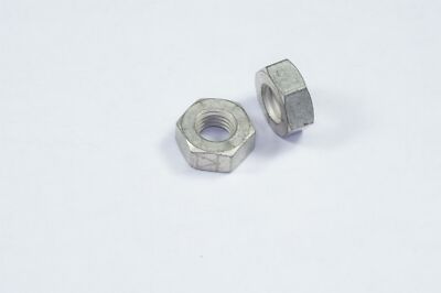 Lot of 2 MS35650-3255T MIL Hex Nut 1/4-28 x 7/16" W 3/16" T Tin over ...
