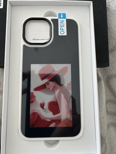 Coque iphone E-ink NFC avec écran et magnétique pour batterie externe ...