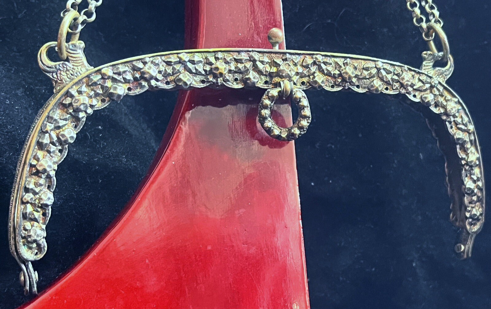 RARE VICTORIAN ORNATE SILVER Hallmarks MADE IN FRANCE… - Gem