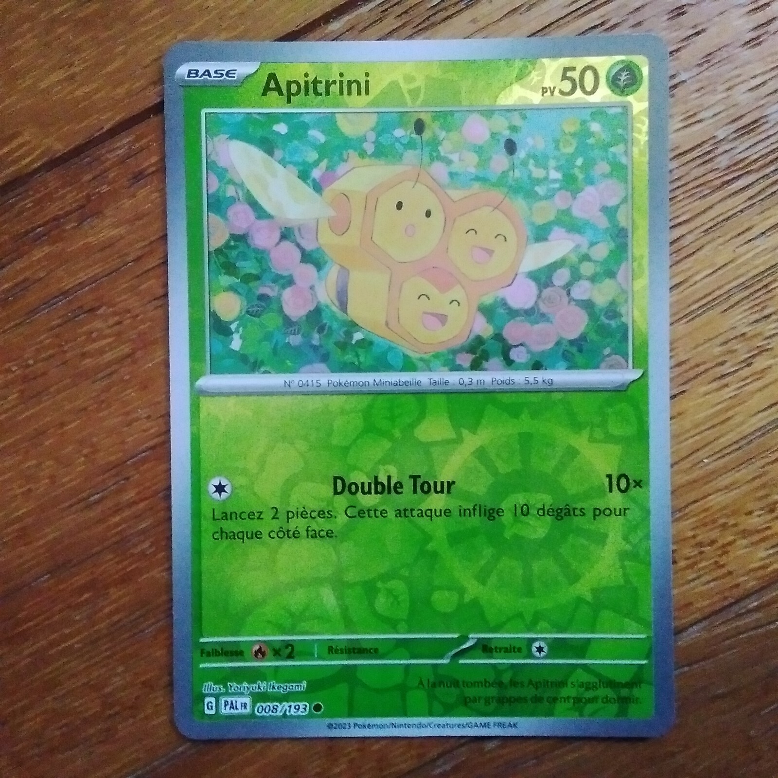 Carte Pokémon Apitrini 008/193 reverse Evolutions à Paldea fr neuve | eBay