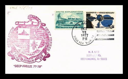 DR JIM STAMPS US COVER NAVY OPERATION DEEP FREEZE TASK FORCE 199 | eBay