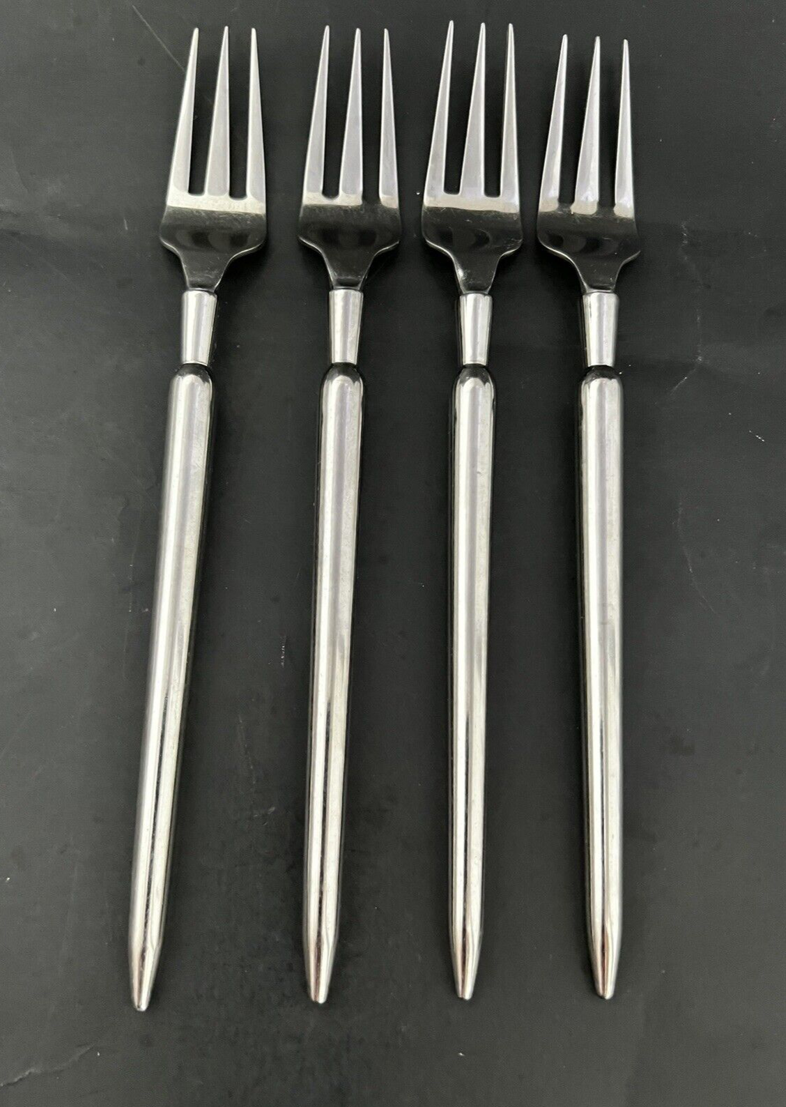 Gourmet Settings Dinner Forks Round Taper Point 8 3/4" Stainless ...