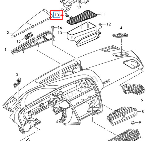 NEW AUDI A4 B8 AIR QUALITY HUMIDITY SENSOR 4H0907658 2014 ORIGINAL NO🇺🇸 ...