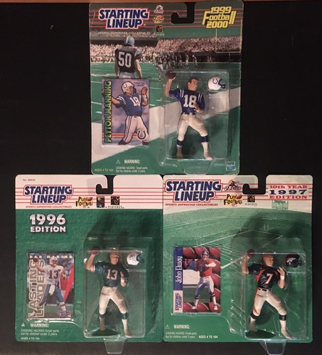 Lot of 4 NFL QB’s Starting Lineups Peyton Manning, John Elway & Dan ...