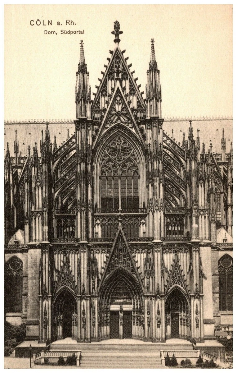 Vintage Postcard Cathedral Of Cologne