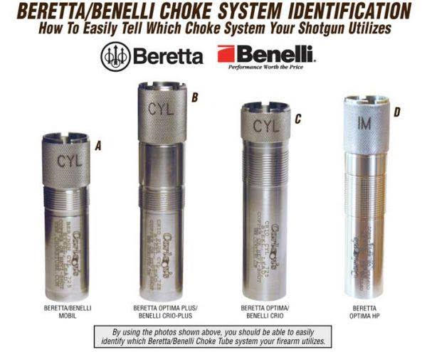 SET OF 5 COMP-N-CHOKE PORTED BERETTA MOBIL CHOKE TUBES WITH CASE ...