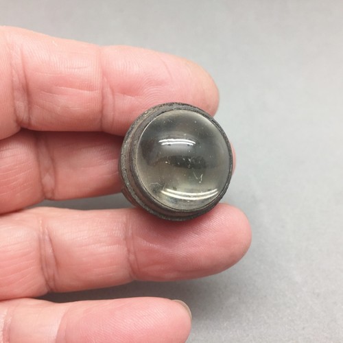 Antique Glass Marble Reflector Railroad Sign Crossing Cat Eye N.C Co 1 ...