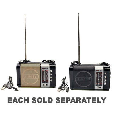 Multi-Functional Radio with FM/AM/SW 3 Band Radio/Bluetooth/USB/TF CARD ...