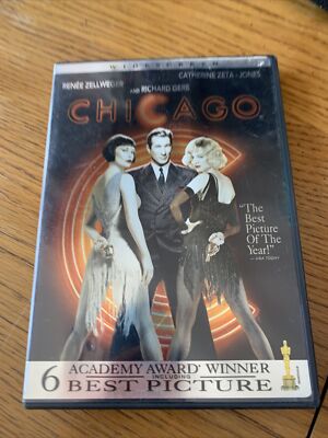 Chicago (DVD, 2003, Widescreen) #83 786936219197| eBay