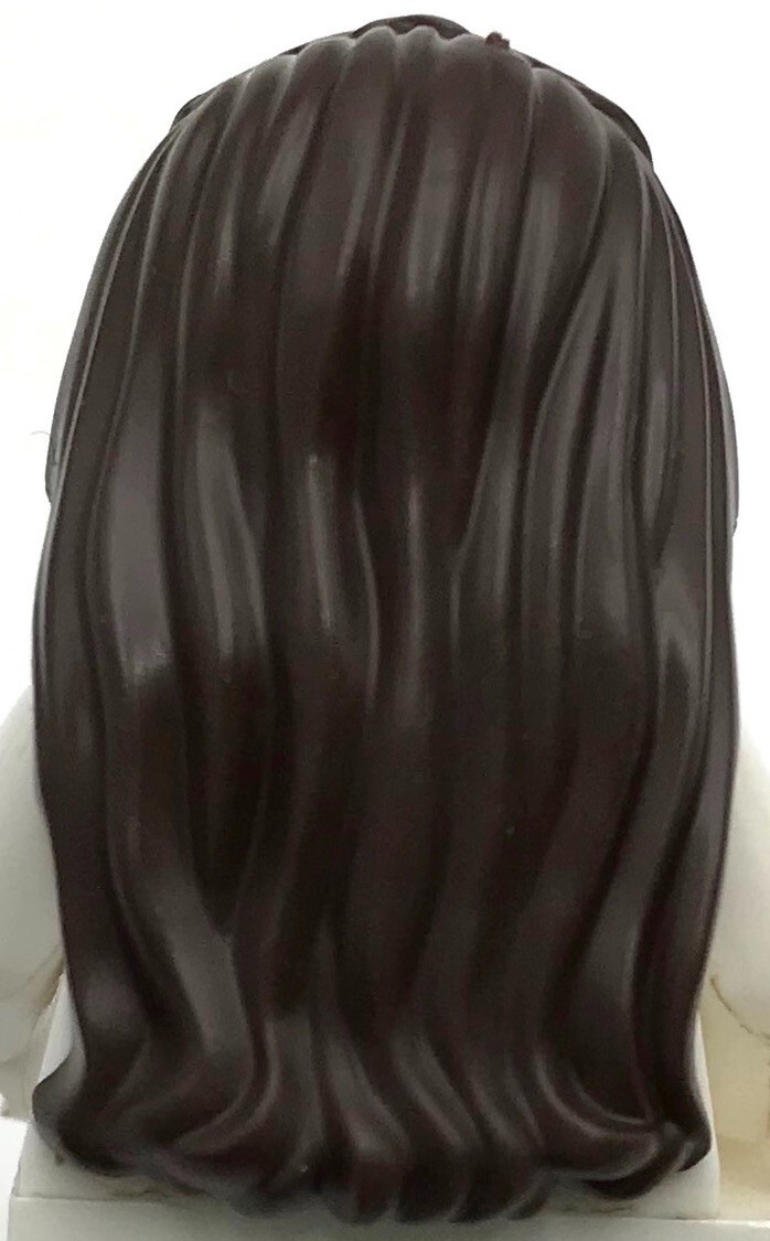 Lego New Dark Brown Minifigure Hair Long with Braided Front Part | eBay