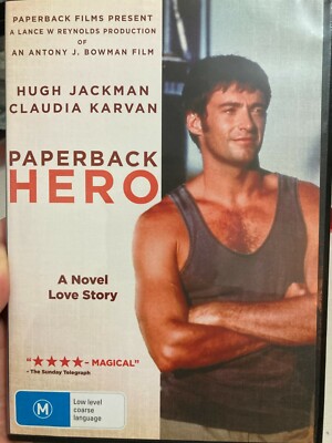 Paperback Hero region 4 DVD (1999 Hugh Jackman Australian comedy movie ...