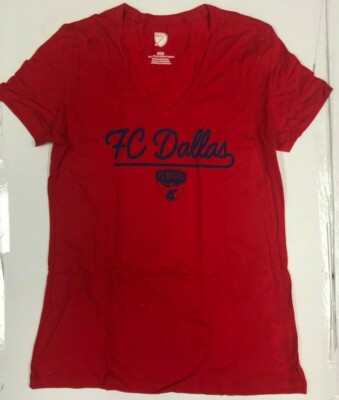 MLS FC Dallas Women's V-Neck T-Shirt CHOOSE SIZE | eBay