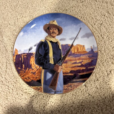 John Wayne Hero Of The West Limited Edition Plate No.PROOII | eBay