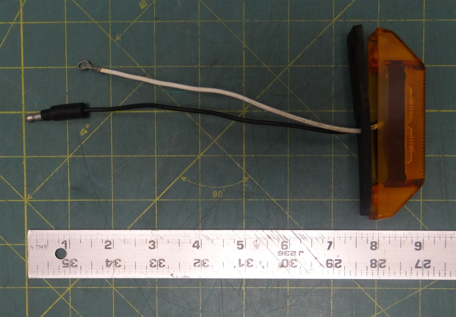 Dialight 15001AB 15 Series Amber Marker/Clearance Bullet LED Light, 4.1 ...