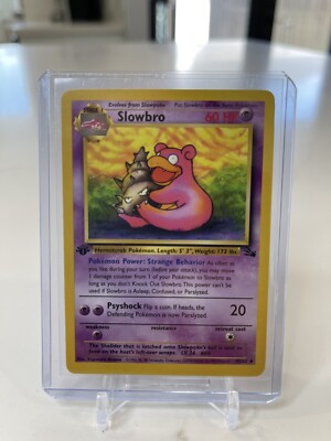 Slowbro Flossil 1st Edition Pokemon Vintage 1999 | eBay