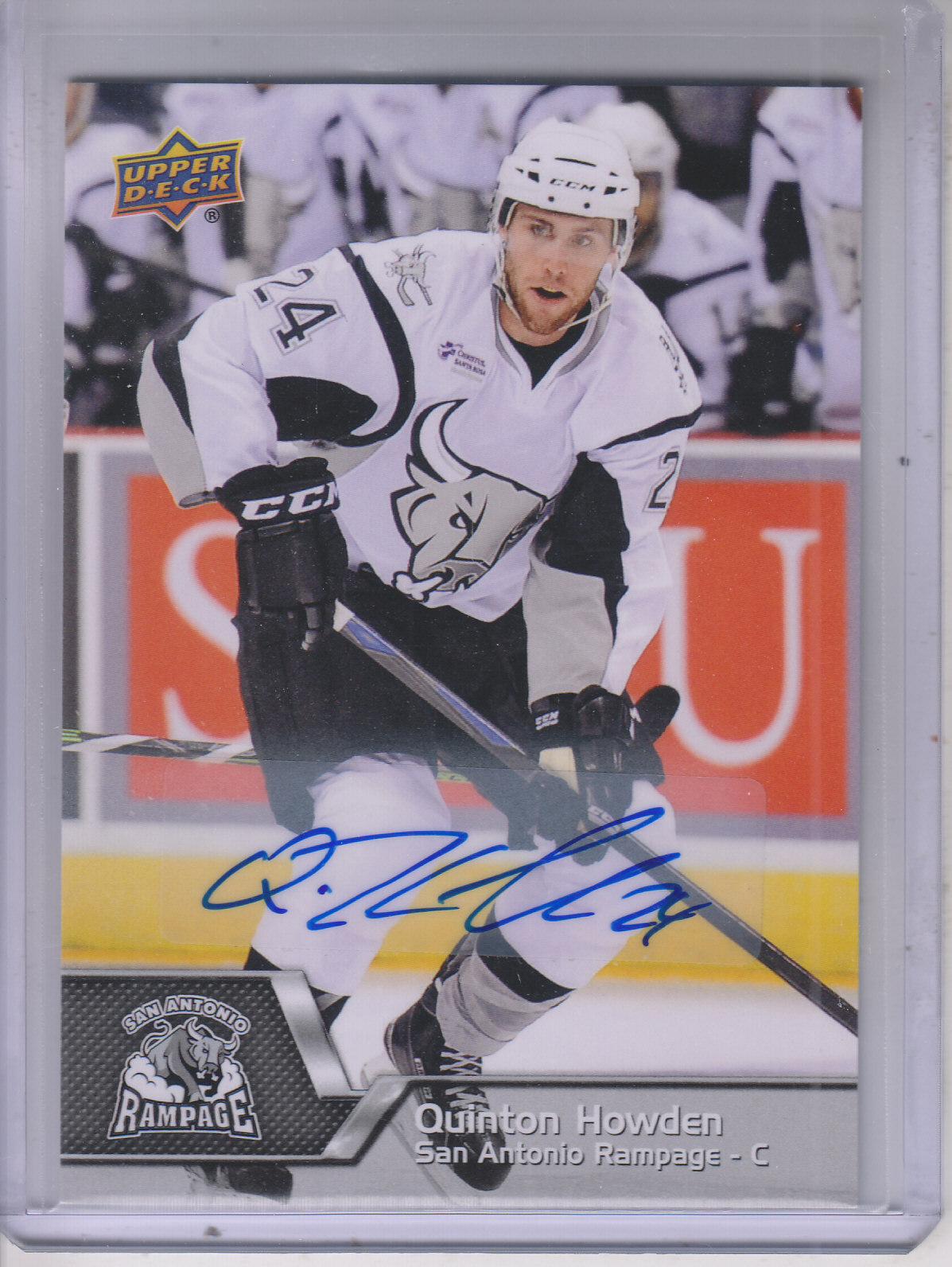 2014-15 Upper Deck AHL Autographs #118 Quinton Howden Auto | eBay