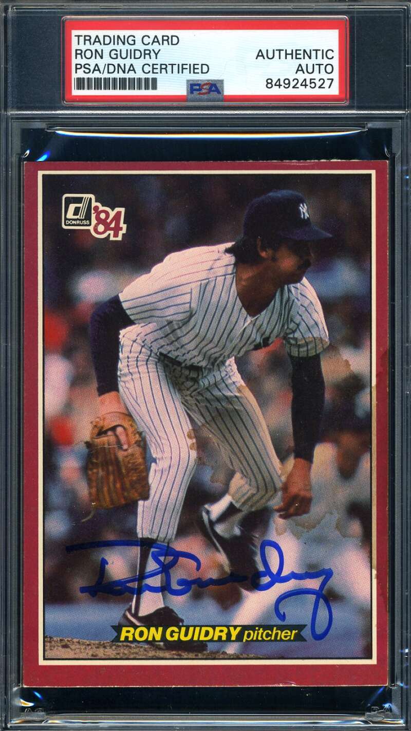 1984 Donruss Action All Stars - Ron Guidry #51 for sale online | eBay