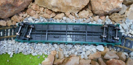 HO Scale: AHM Burlington Northern Flat Car, Vintage Model Railroad ...