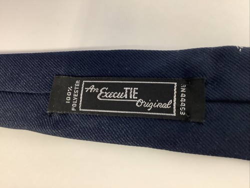 VINTAGE AN ExecuTie ORIGINAL NEW OLD STOCK MENS TIE -NAVY W/SHIPS | eBay