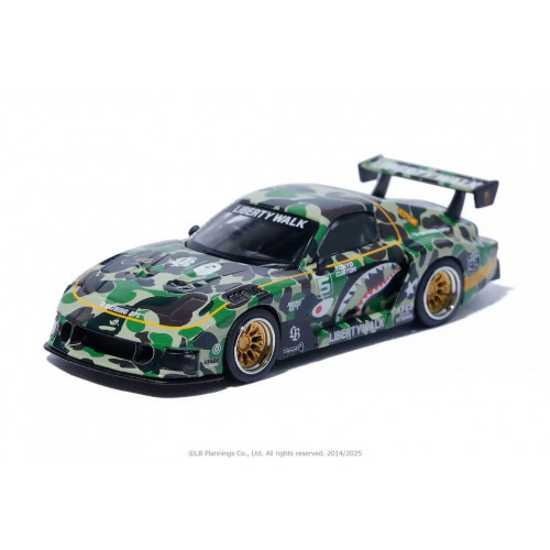 MINI GT BAPE LBWK Mazda RX-7 LB Super Silhouette Tokyo Auto Salon 2025 ...