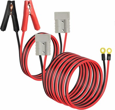 50A Heavy-Duty Jumper Cable, Automotive Booster Cables with Clip, Heavy ...