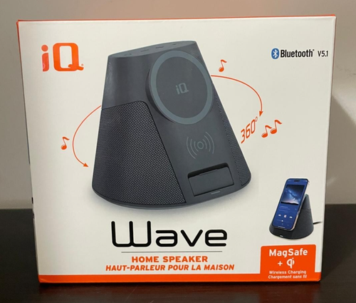 Buy iQ Wave Bluetooth Home Speaker And Wireless Charge online | eBay