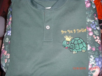 OES - Embroidered Lady turtle polo | eBay