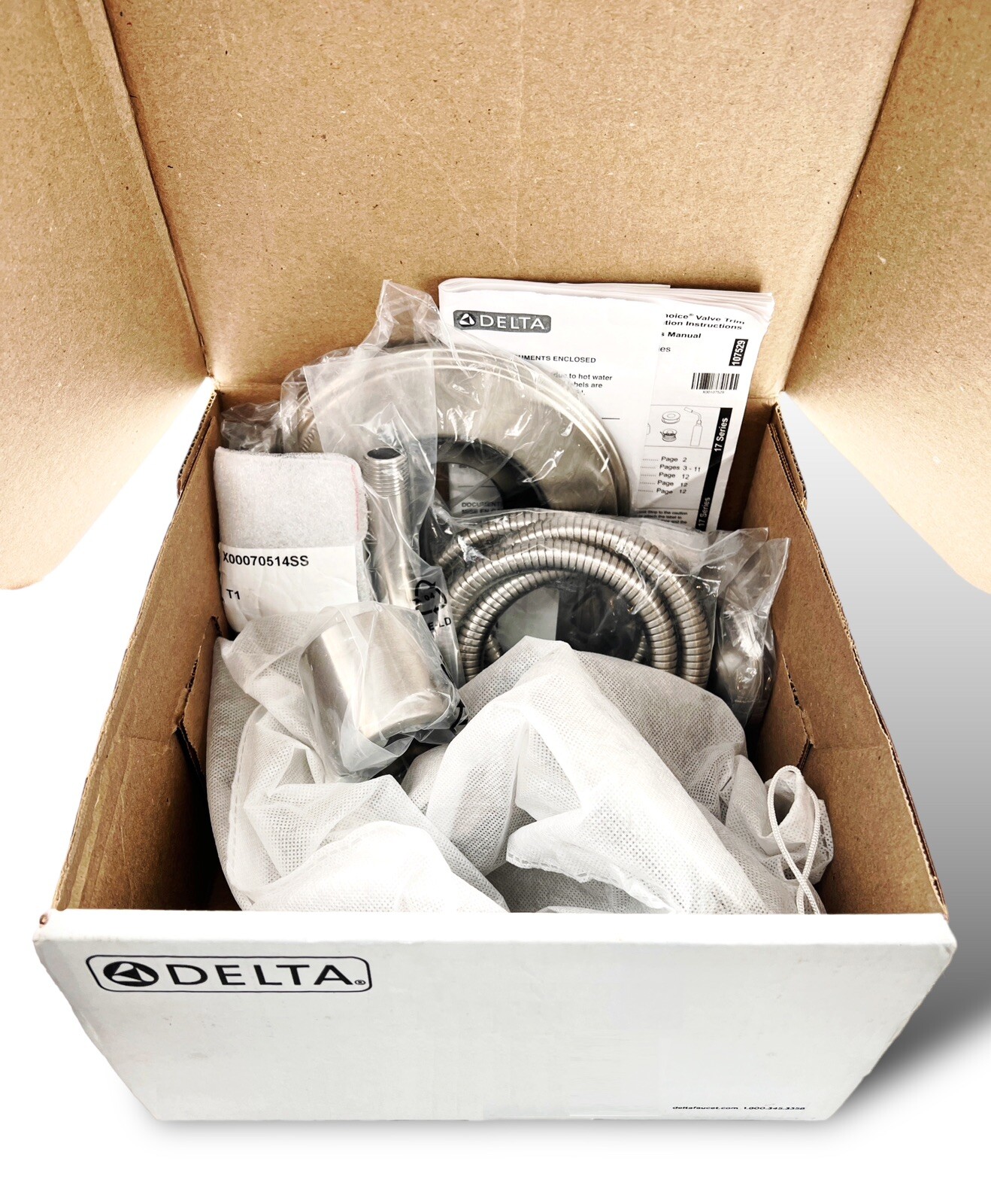 Delta Linden Monitor 17 Series Shower Trim with In2ition - Stainless ...