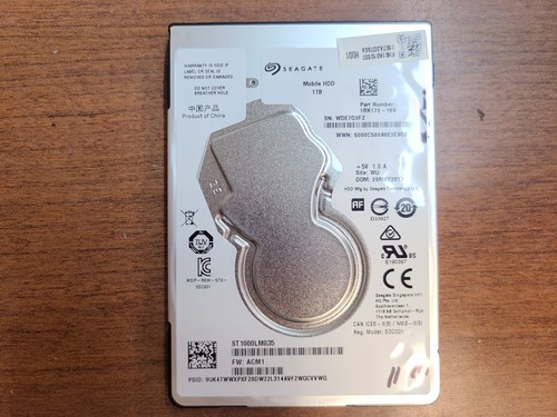 ORIGINAL SEAGATE ST1000LM035 WINDOWS 11 OS 1TB HDD HARD DRIVE 5400RPM ...