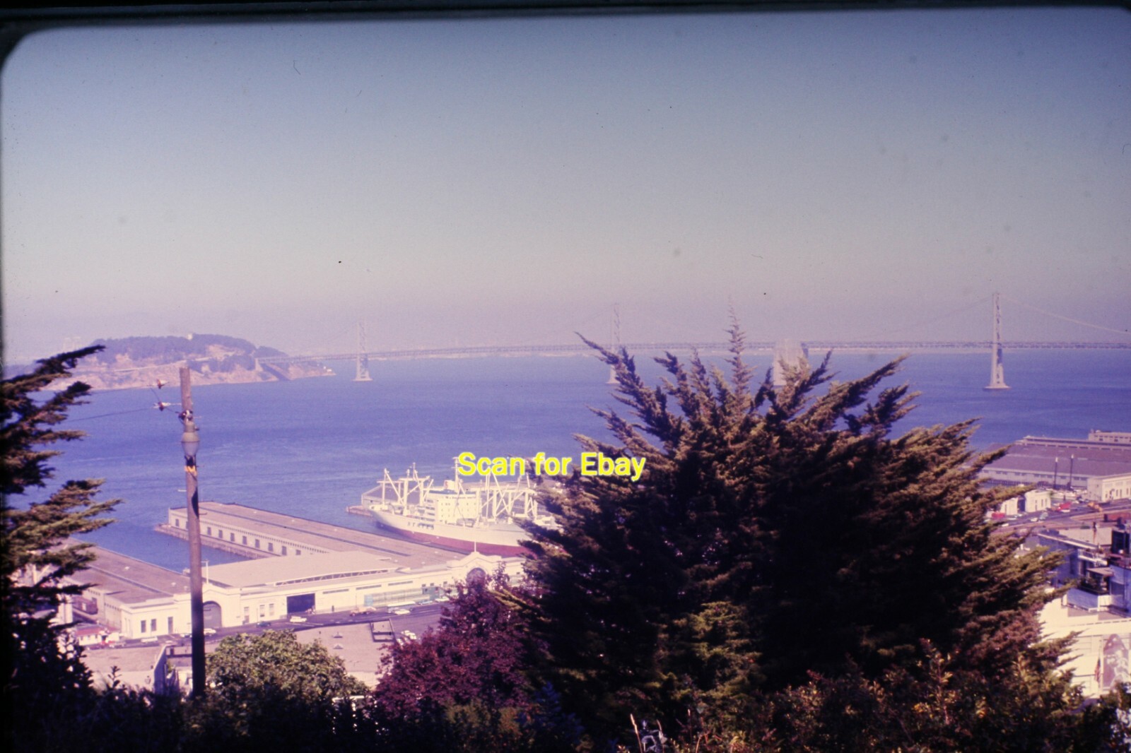 Cargo Ship at San Francisco in 1963, Original Slide aa 6-27a | eBay