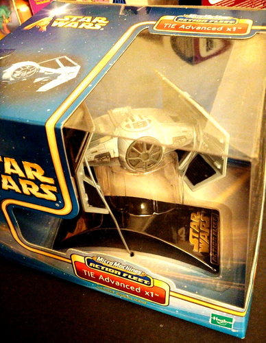 Star wars Micro Machines Tie Advanced x1 | eBay