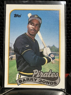 1989 Topps - #620 Barry Bonds **PRINT ERROR** White Marks In Name | eBay