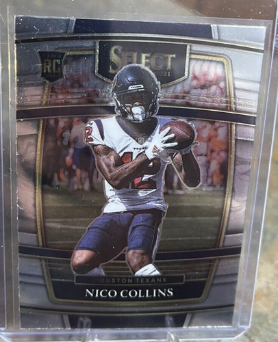 Nico Collins 2021 Panini Select Concourse Level Rookie Card #69 Houston ...
