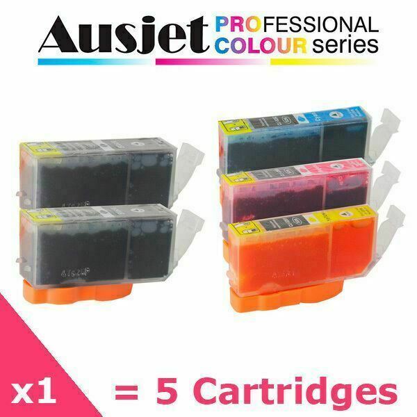 Ausjet PGI-5 CLI-8 non-OEM Ink Cartridge for Canon Pixma iP3300-5300 ...