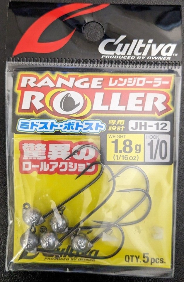Owner Cultiva Range Roller JH-12 Finesse Jig Head Mid Strolling | eBay