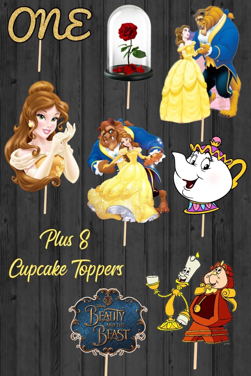Beauty And The Beast Castle Cake Topper