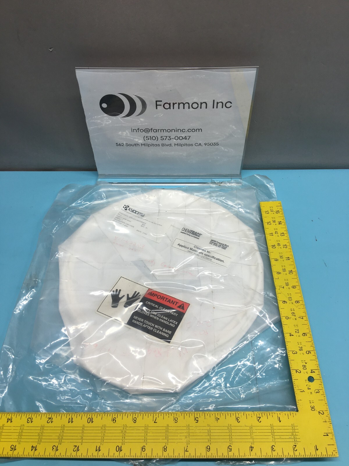 AMAT 0200-36541 Lid Liner, TI-XZ, 200mm, 136634 | eBay