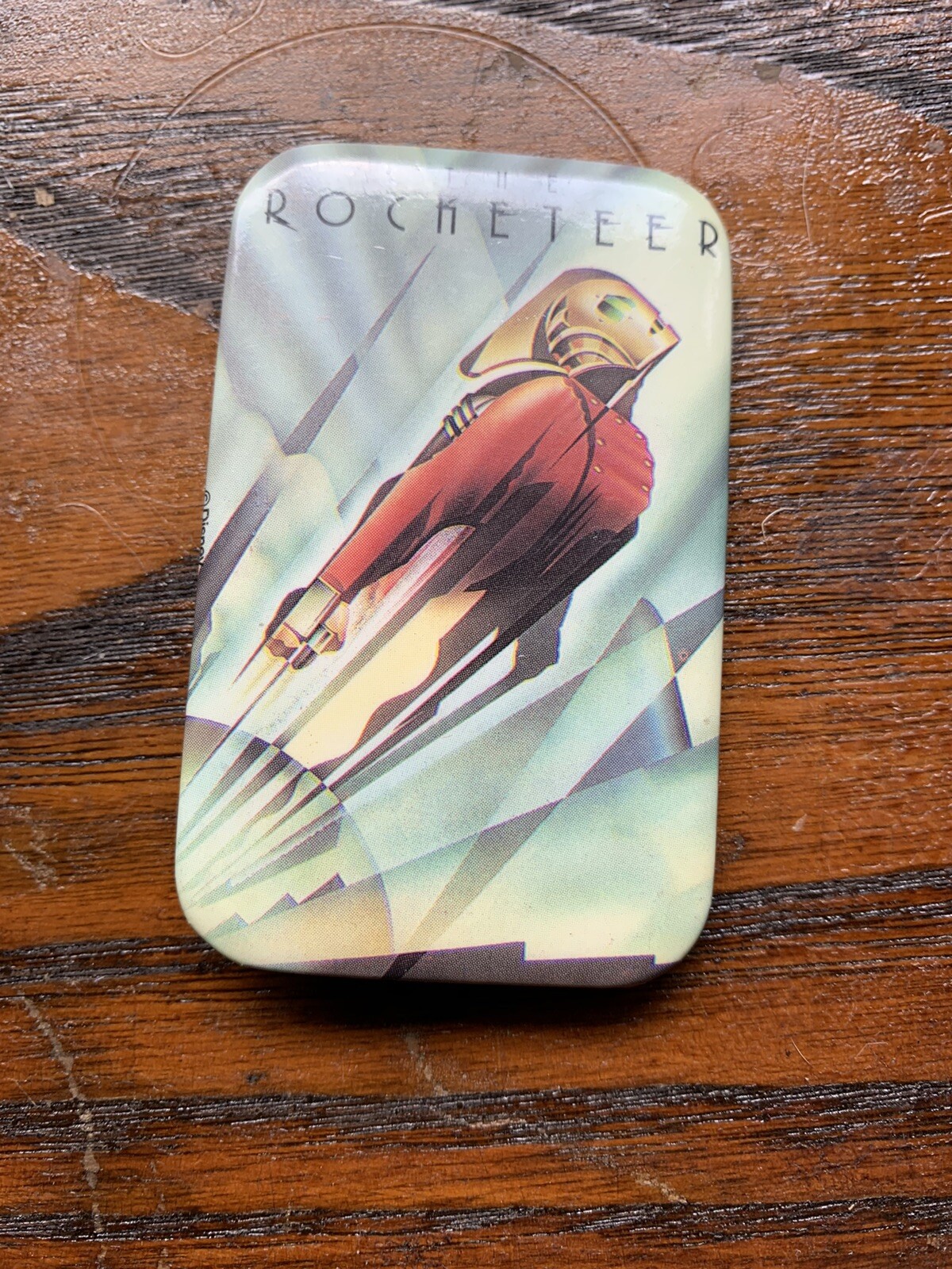 Vintage The Rocketeer Movie Promo Button Pin Pinback Jetpack Timothy ...