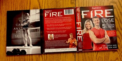 BURSTFIT FIRE Complete 30 Day Home Fitness DVD Dr. Josh & Chelsea Axe ...