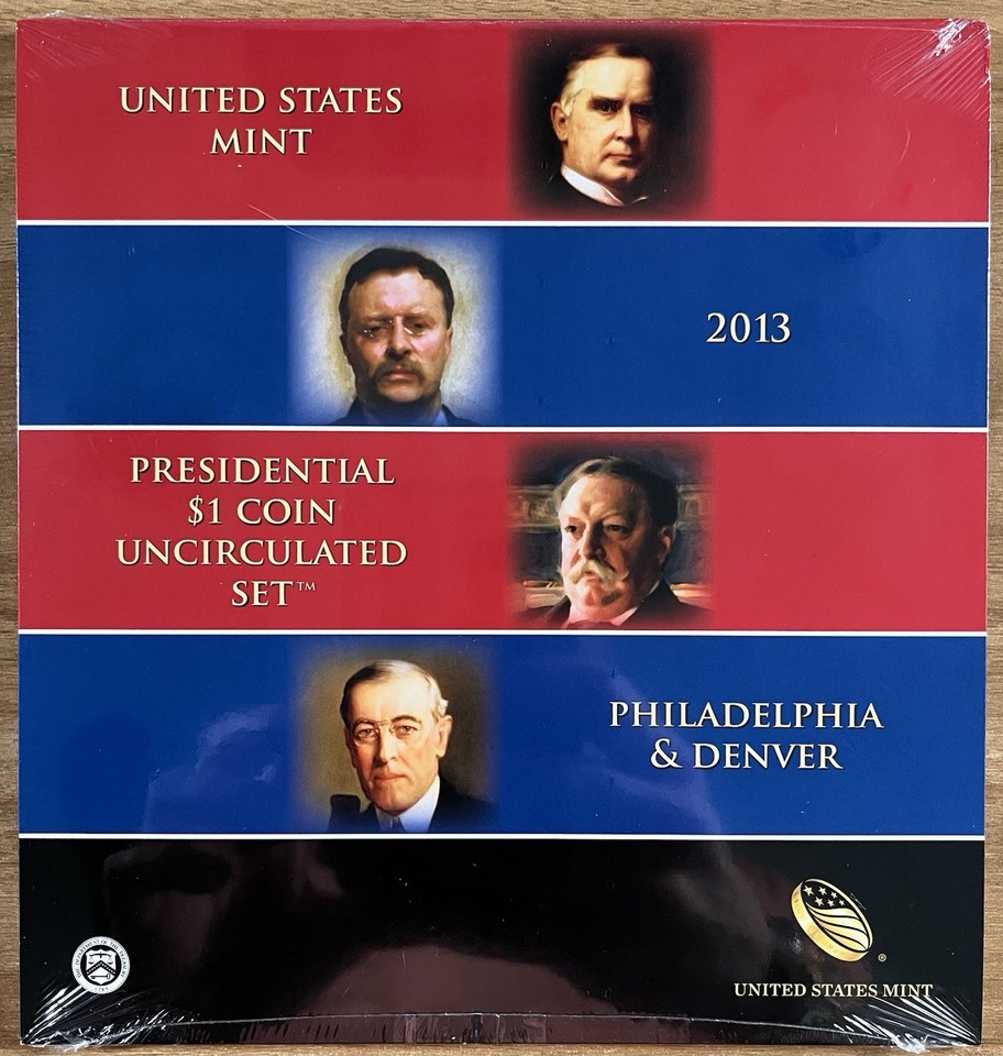 2007-2016 P D Sealed US Mint Presidential Dollar Uncirculated Coin ...