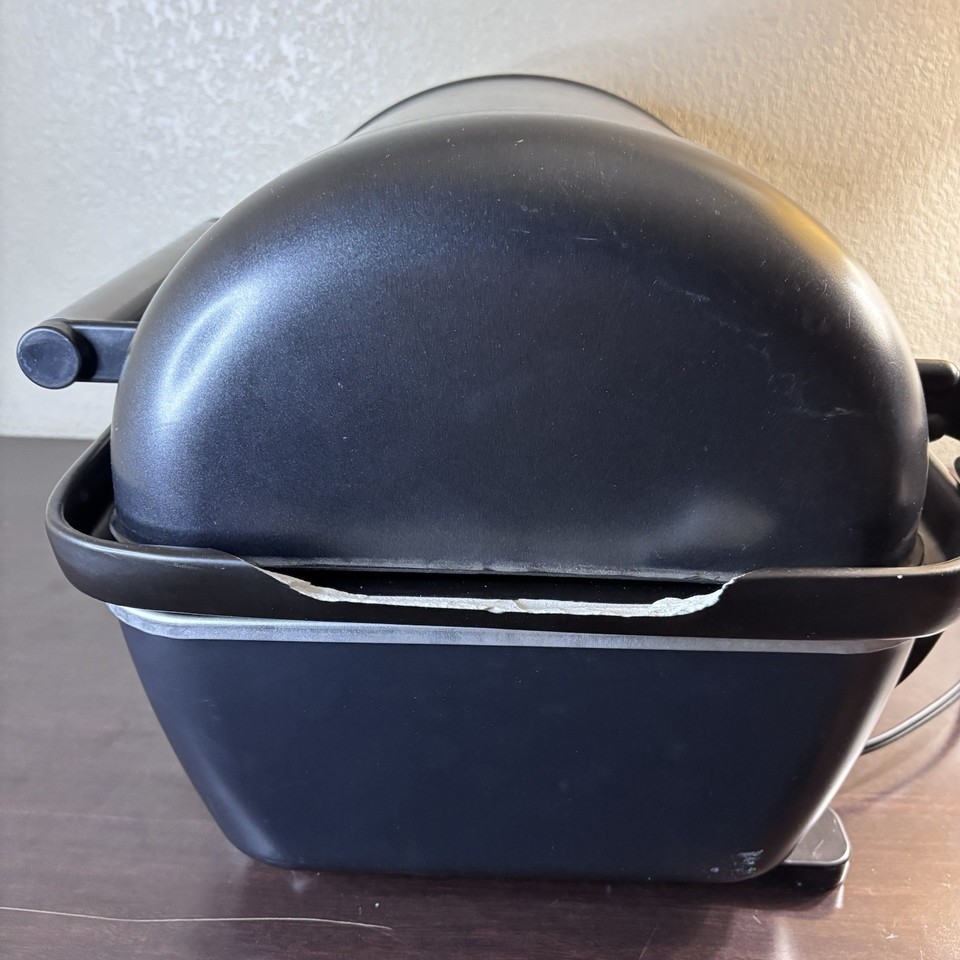 RIVAL BB100 Crock Pot BBQ Pit Countertop Slow Roaster Meat Cooker Grill ...