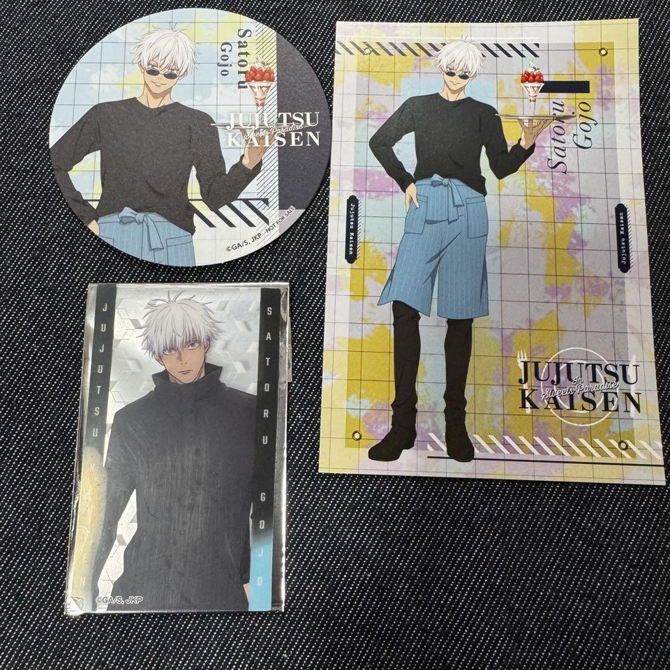 Jujutsu Kaisen Sweets Paradise Satoru Gojo Coaster Postcard Clear Card ...
