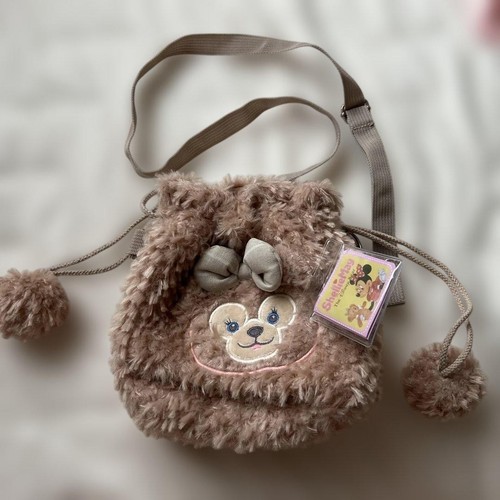 m9S Disney Sherry May Fur Bear Shoulder Bag Beige New Authentic | eBay