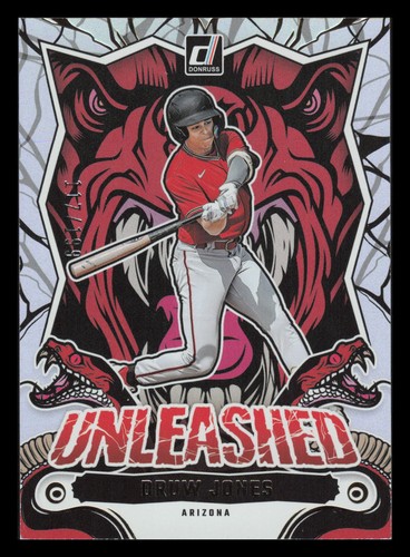 2023 Donruss #U9 Unleashed Holo Druw Jones Arizona Diamondbacks #/199 ...